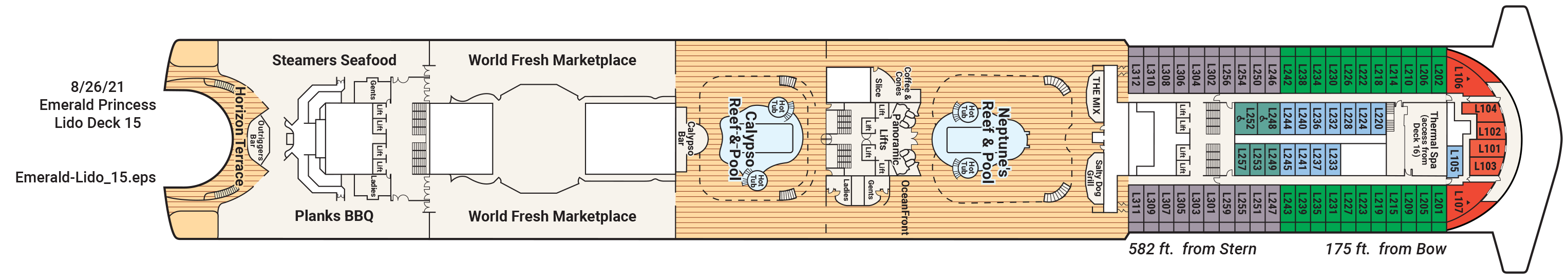 Emerald Princess from Princess Cruises | UK Cruises